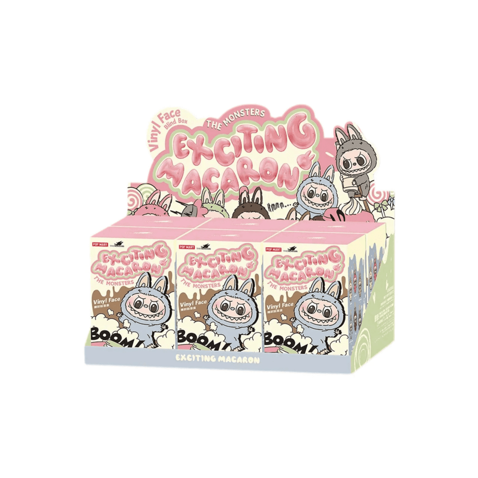Labubu The Monsters 'Exciting Macarons' Vinyl Face Blind Box – Drip ...